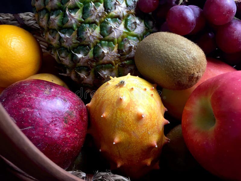 Assorted fruit stock photo. Image of fruits, studio, fresh - 83271236