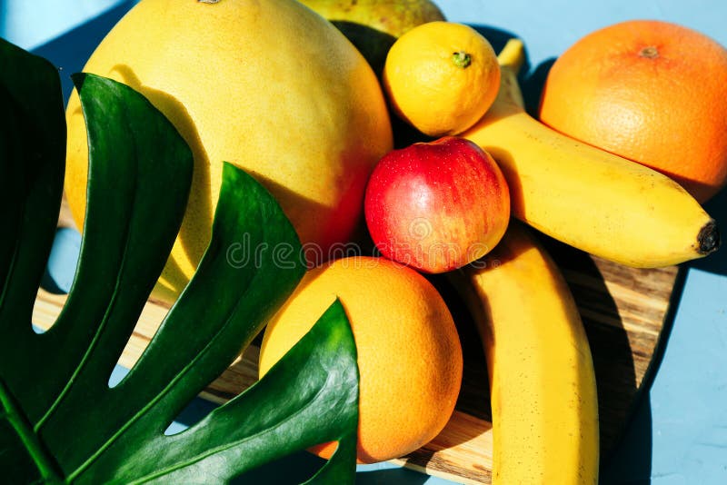 Assorted Fruits Colorful Background Stock Image - Image of bright, heap ...