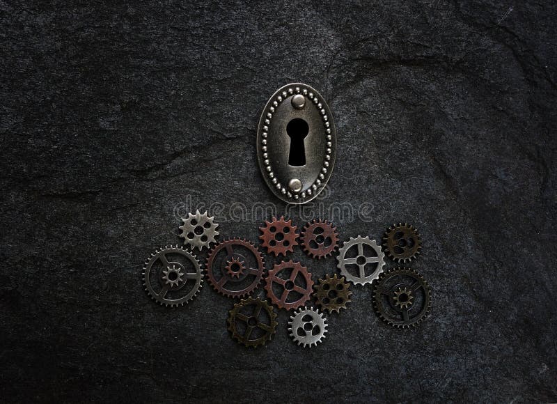 Gears Locked In Interdependence - Concept Rendering Stock Illustration ...