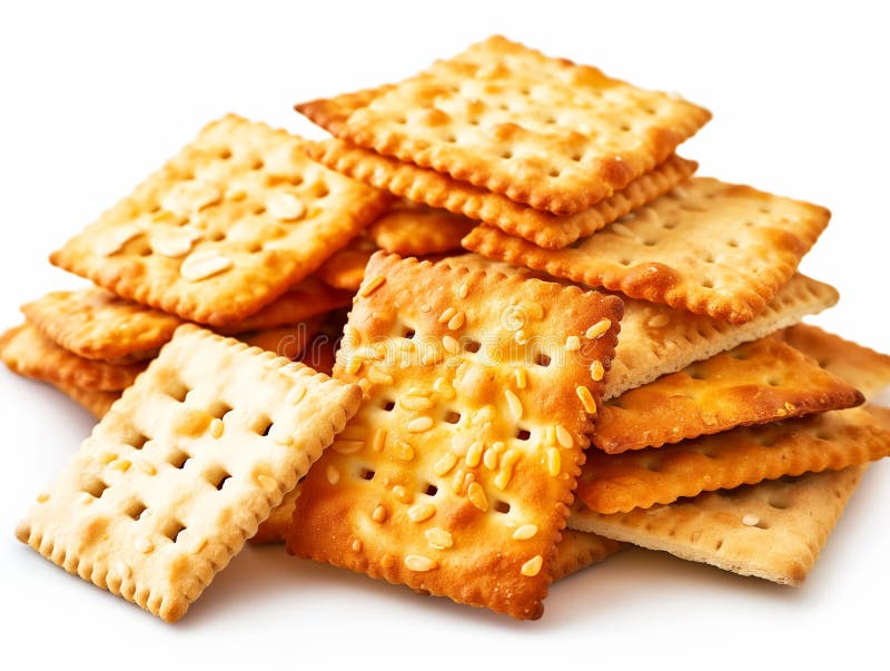 Assorted Golden Biscuits stock image. Image of crunchy - 311619969