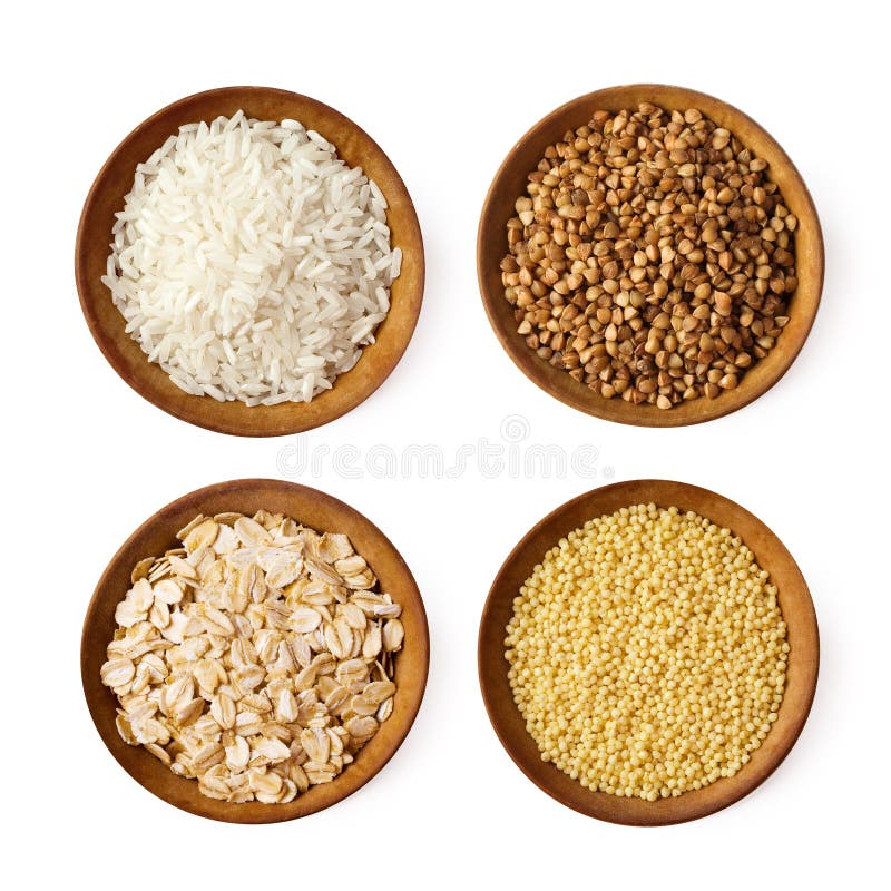 Whole Grains Collection stock image. Image of rice, basmati - 16782673