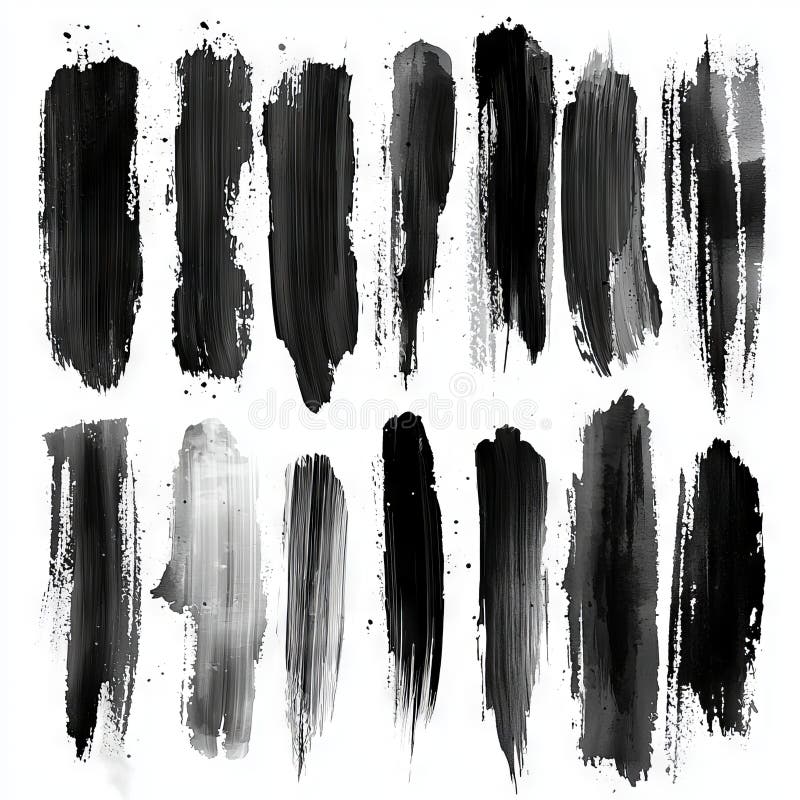 Assorted Grunge Design Features Such As Round Grunge Elements, Long ...