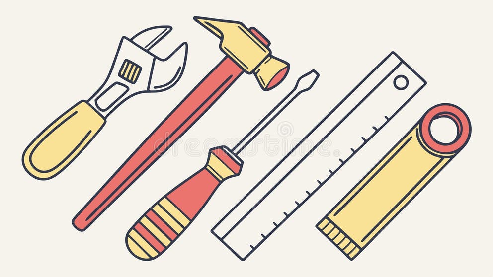 Repair Essentials Tools Stock Illustrations – 452 Repair Essentials ...