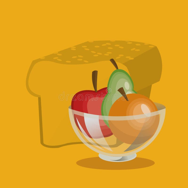 Assorted Healthy Food Icons Image Stock Vector - Illustration of ...