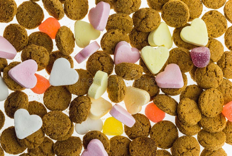 Assorted Holiday Candy for Sinterklaas Stock Image - Image of ...