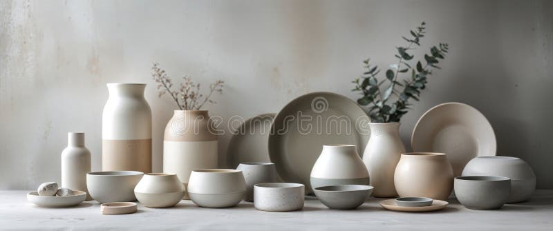 Assorted Home Decor Items with Modern and Cozy Aesthetic Stock Image ...