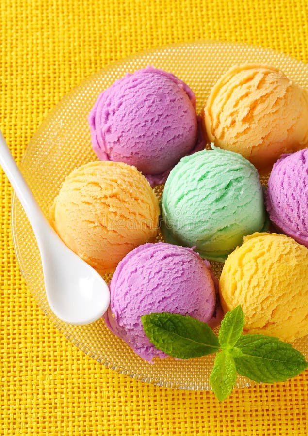 Assorted ice cream stock photo. Image of gourmet, flavored - 56202520
