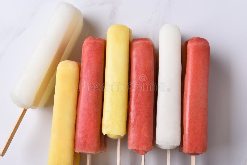 Assorted Ice Pops stock image. Image of flavored, snack - 73116841