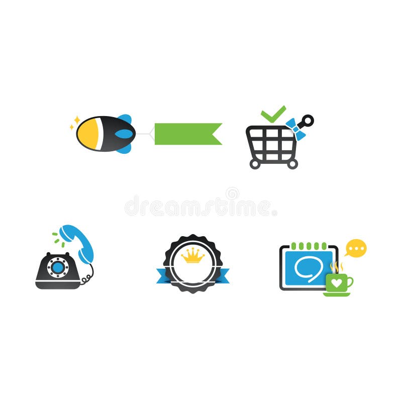 Assorted Icons. Vector Illustration Decorative Design Stock Vector ...