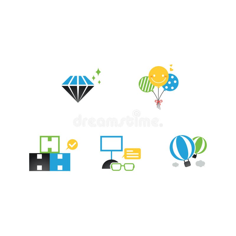 Assorted Icons. Vector Illustration Decorative Design Stock Vector ...