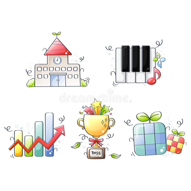 Assorted Icons. Vector Illustration Decorative Design Stock Vector ...