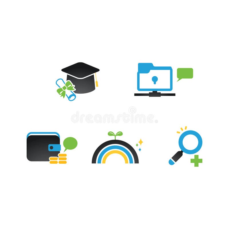 Assorted Icons. Vector Illustration Decorative Design Stock Vector ...