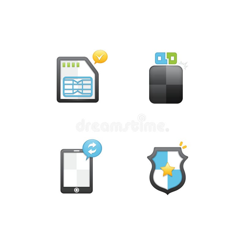 Assorted Icons. Vector Illustration Decorative Design Stock Vector ...
