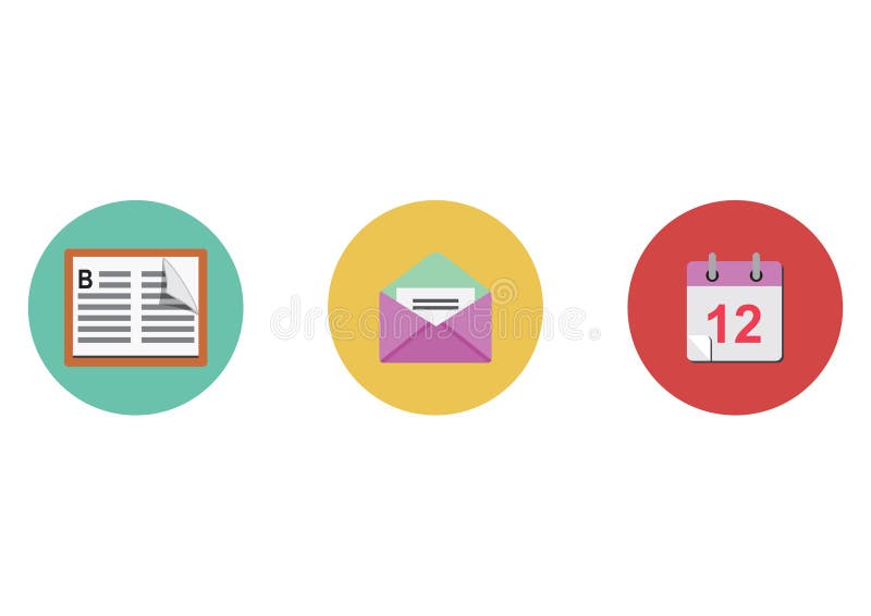 Assorted Icons. Vector Illustration Decorative Design Stock Vector ...