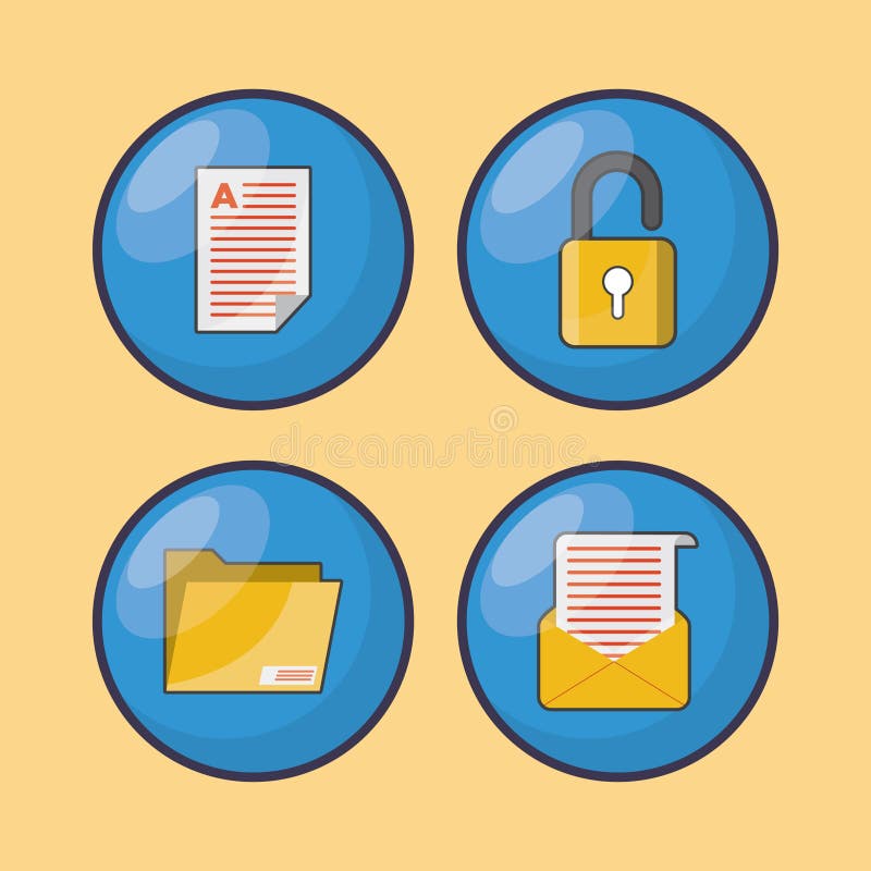 Assorted Icons. Vector Illustration Decorative Design Stock Vector ...