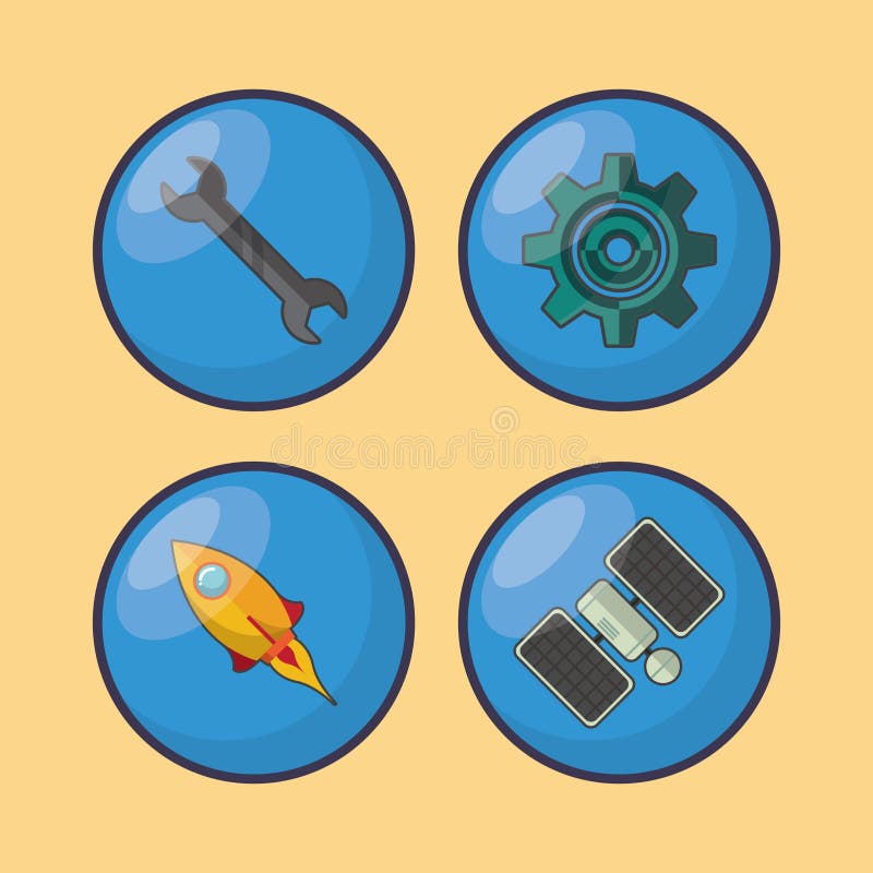 Assorted Icons. Vector Illustration Decorative Design Stock Vector ...