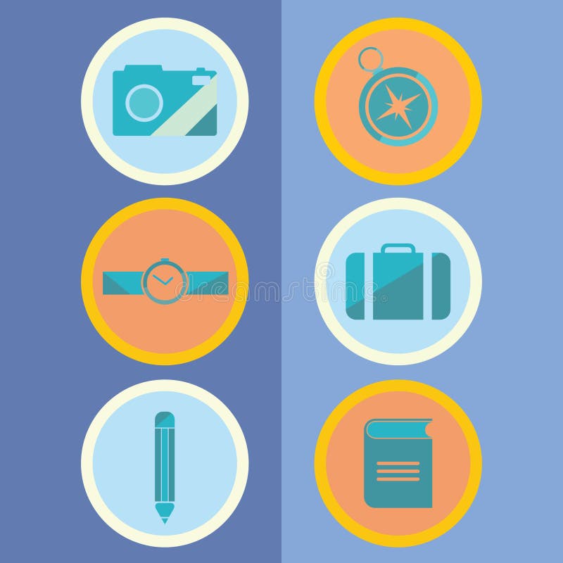 Assorted Icons. Vector Illustration Decorative Design Stock Vector ...