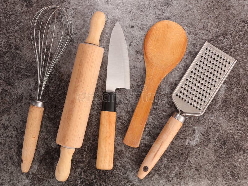 Assorted kitchen utensils stock image. Image of cuisine - 92776329