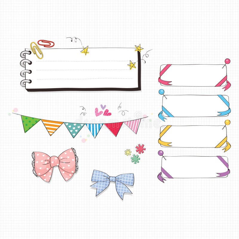 Assorted Labels. Vector Illustration Decorative Design Stock Vector ...