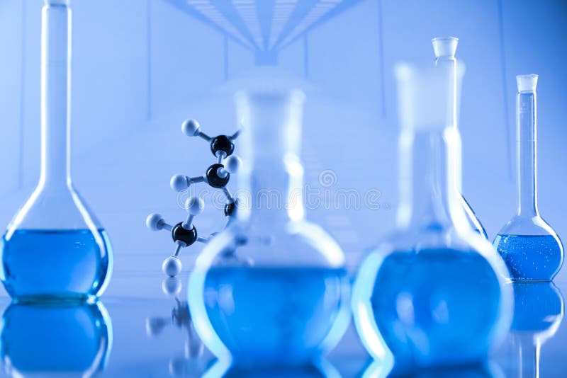 Assorted Laboratory Glassware Equipment Stock Photo - Image of ...