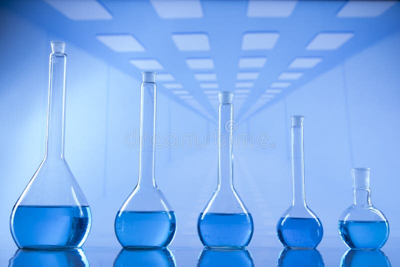 Assorted Laboratory Glassware Equipment Stock Photo - Image of ...