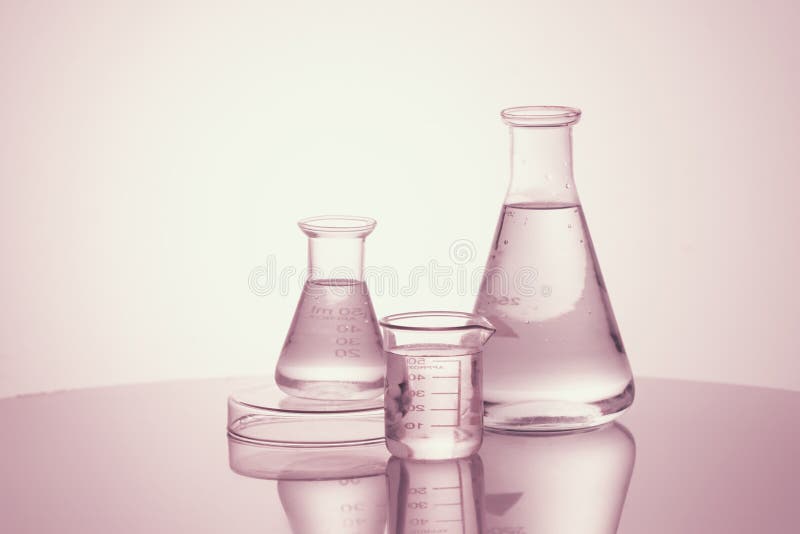 Assorted Laboratory Glassware Equipment - Image Stock Image - Image of ...