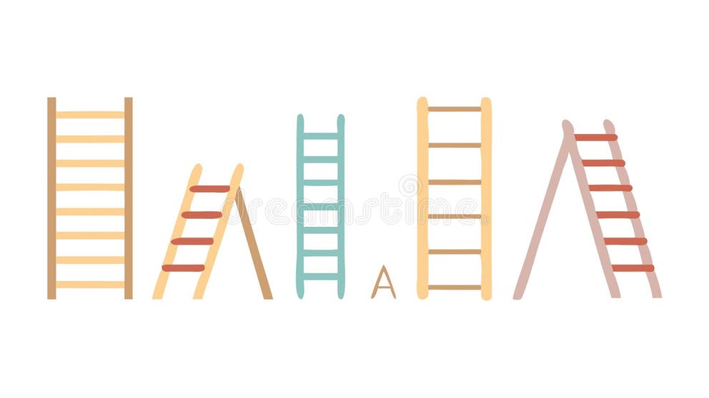 Safety Ladders Stock Illustrations – 832 Safety Ladders Stock ...