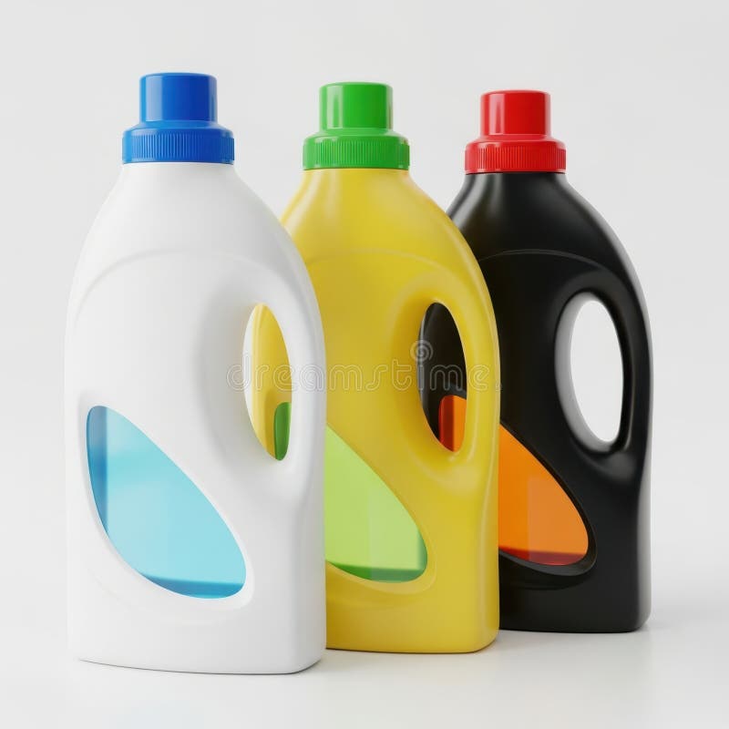 Assorted Laundry Detergent Bottles Stock Illustrations – 17 Assorted ...