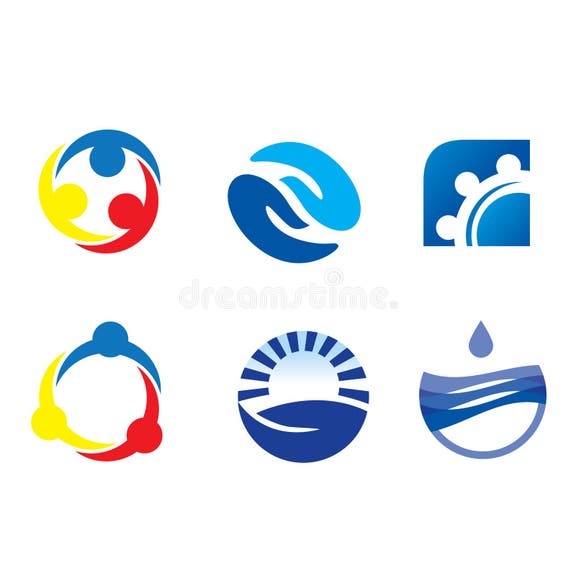 Assorted Logos stock illustration. Illustration of mark - 26615383