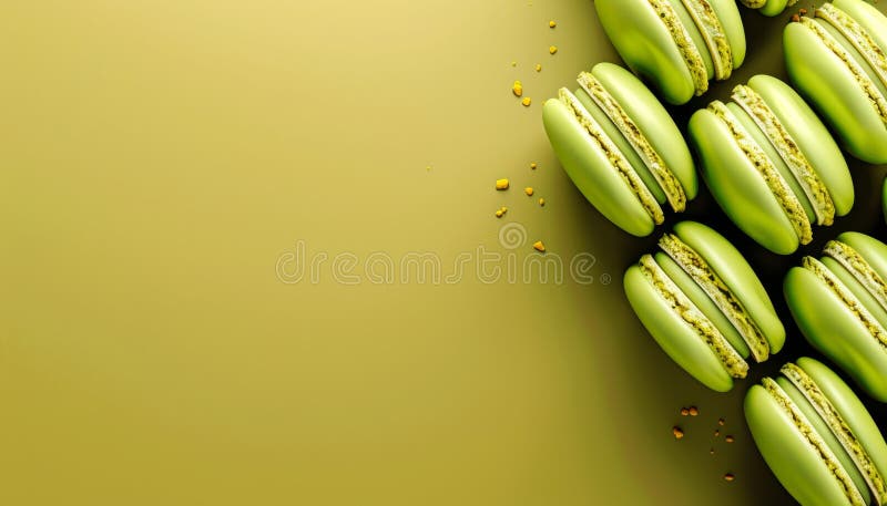 Assorted Macarons Creating a Vibrant and Enticing Background Display ...