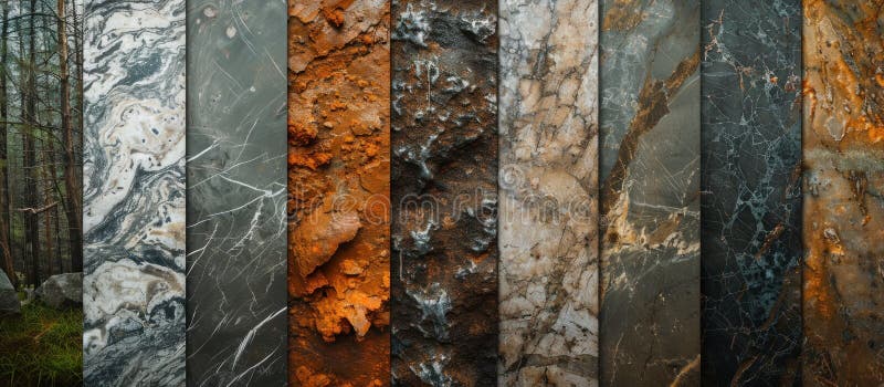 Assorted Marbles in Forest stock photo. Image of collection - 312053876