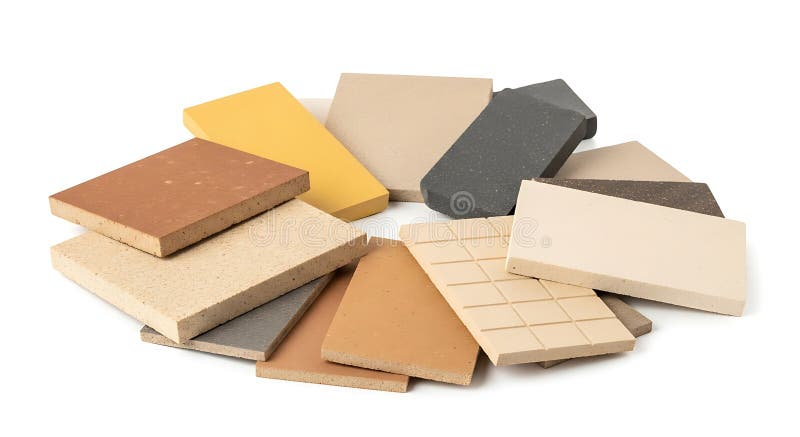 Assorted Material Samples in Earth Tones for Design and Architecture ...