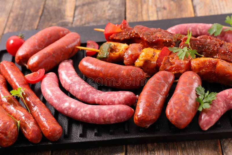 Assorted meat stock image. Image of family, ingredient - 115816671