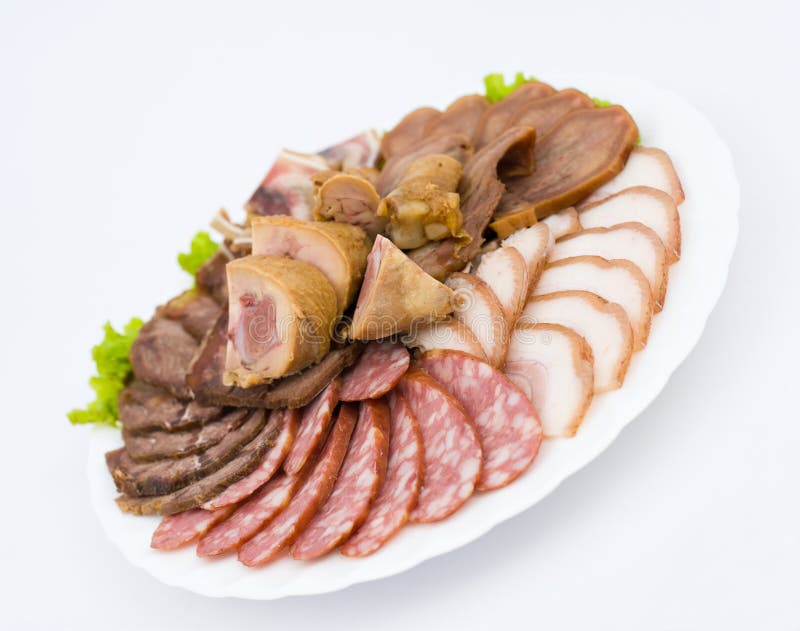 Assorted meat snack stock photo. Image of appetizing - 16717996