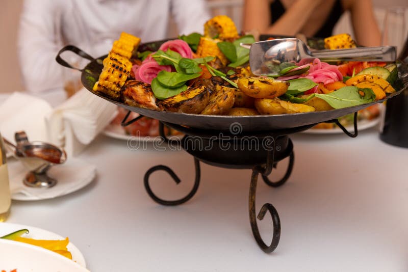 Assorted Meat and Vegetables, Fried in a Wok Stock Photo - Image of ...