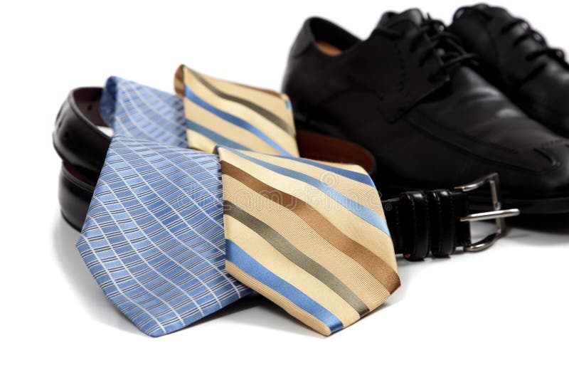 Assorted Men S Clothing Accessories Stock Image - Image of ties ...