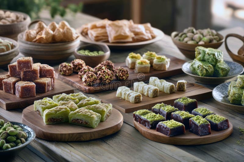768 Assorted Middle Eastern Sweets Stock Photos - Free & Royalty-Free ...