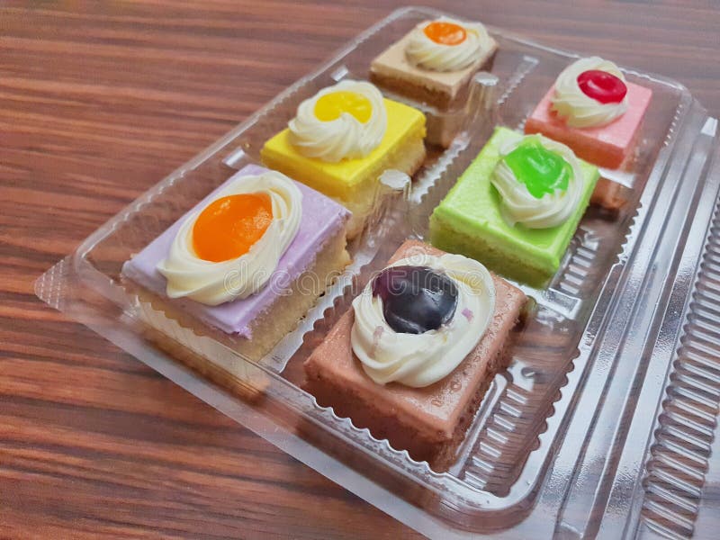 Assorted Delicious Mini Cake Stock Image - Image of small, delicious ...