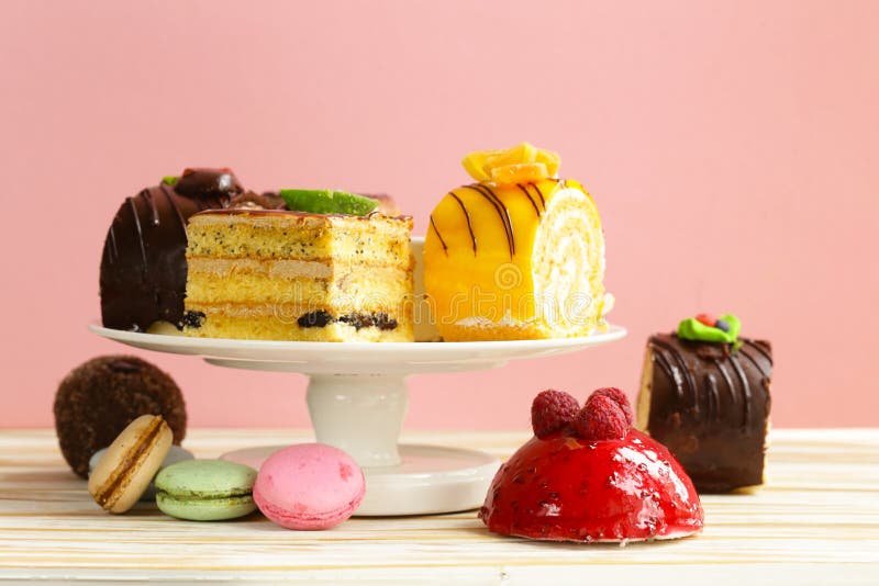Assorted Mini Cakes Sweet Dessert Stock Image - Image of candy, small ...