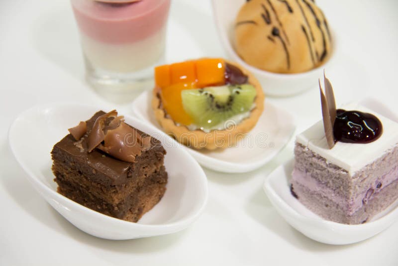 Assorted Mini Cakes Sweet Dessert Stock Photo - Image of dessert ...