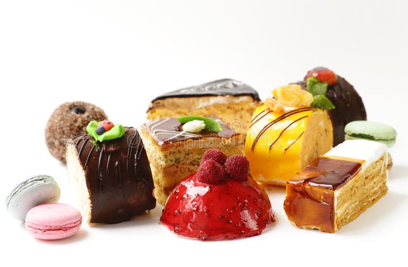 Assorted Mini Cakes Sweet Dessert Stock Image - Image of assorted ...