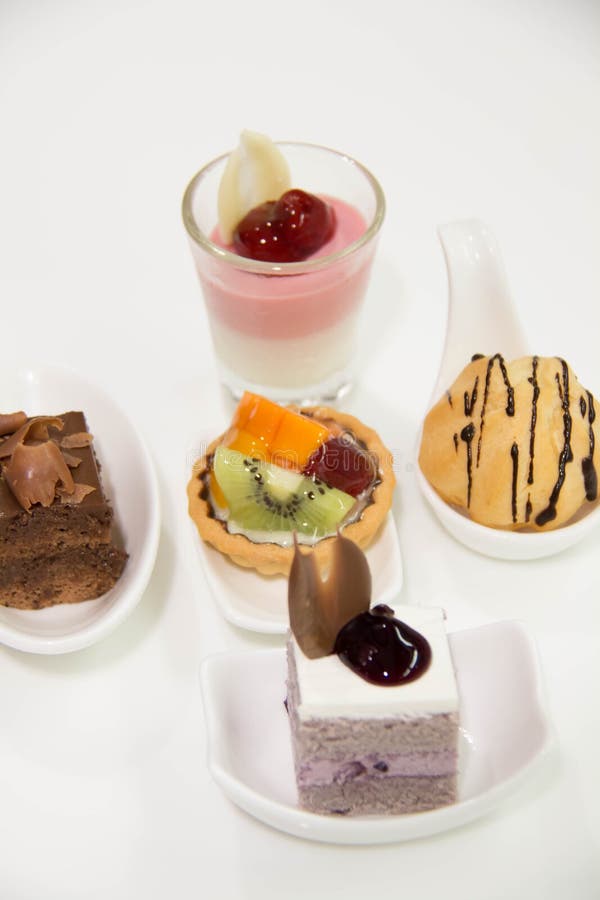 Assorted Mini Cakes Sweet Dessert Stock Photo - Image of delicious ...