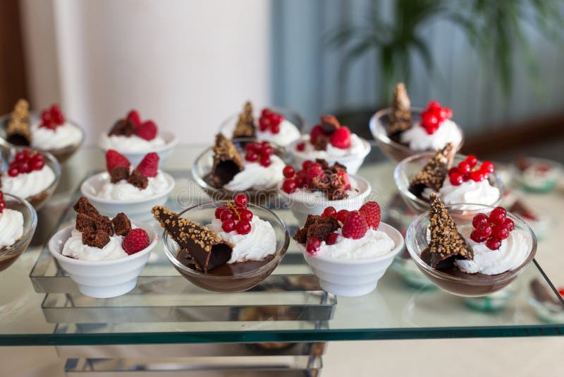 Assorted Mini Dessert on Platter Stock Image - Image of gourmet, cakes ...