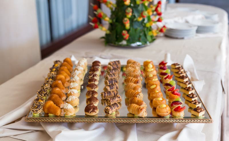 Assorted Mini Dessert and Cake Stock Photo - Image of mini, fresh ...