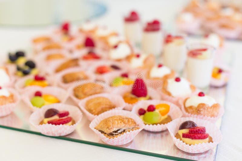 Assorted mini dessert stock image. Image of party, fresh - 92341703