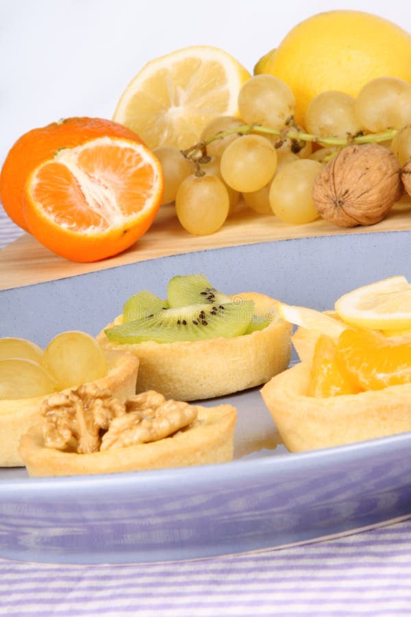 Assorted mini fruit tarts stock photo. Image of fruit - 19551614