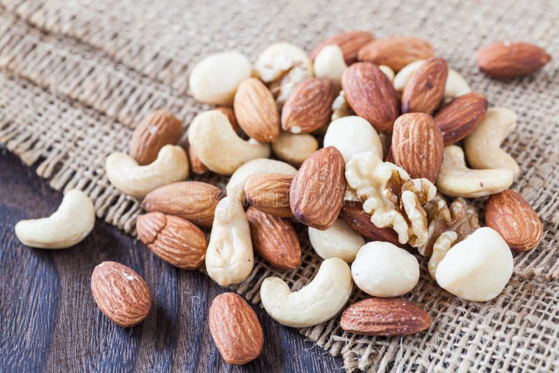 Assorted mixed nuts stock photo. Image of brown, energy - 69729780