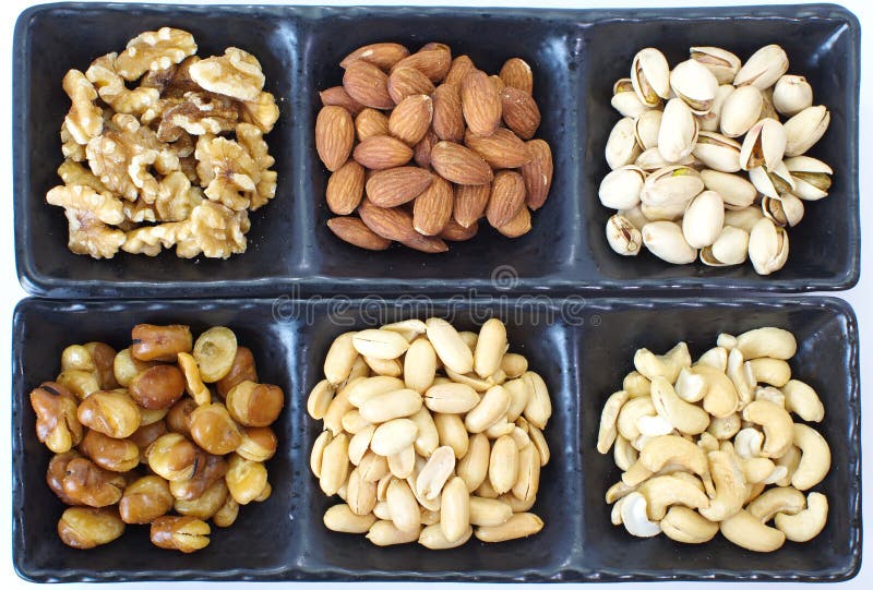 Assorted mixed nuts stock image. Image of dried, natural - 88790657