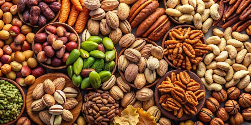 Assorted Mixed Nuts Variety Almonds Walnuts Pecans Pistachios Hazelnuts ...