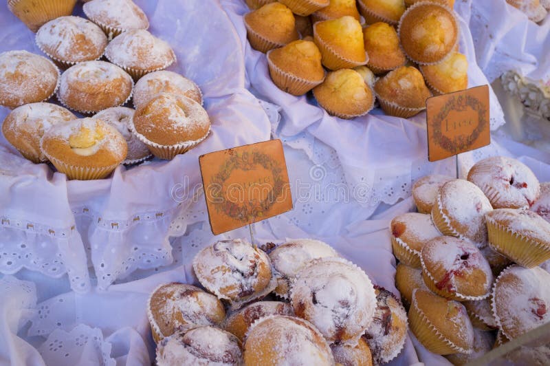 Assorted muffins stock image. Image of traditional, horizontal - 35685589